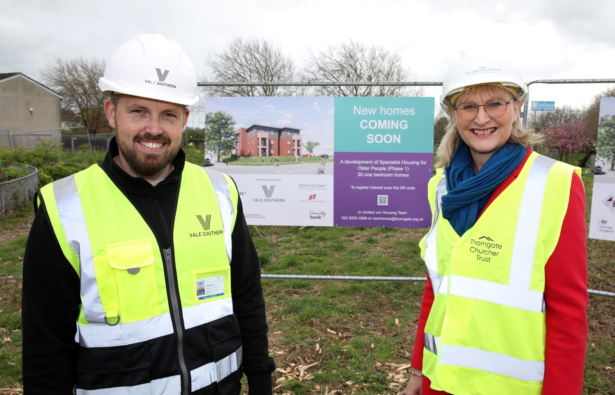 Construction work begins on new homes in Gosport - Thorngate Churcher Trust